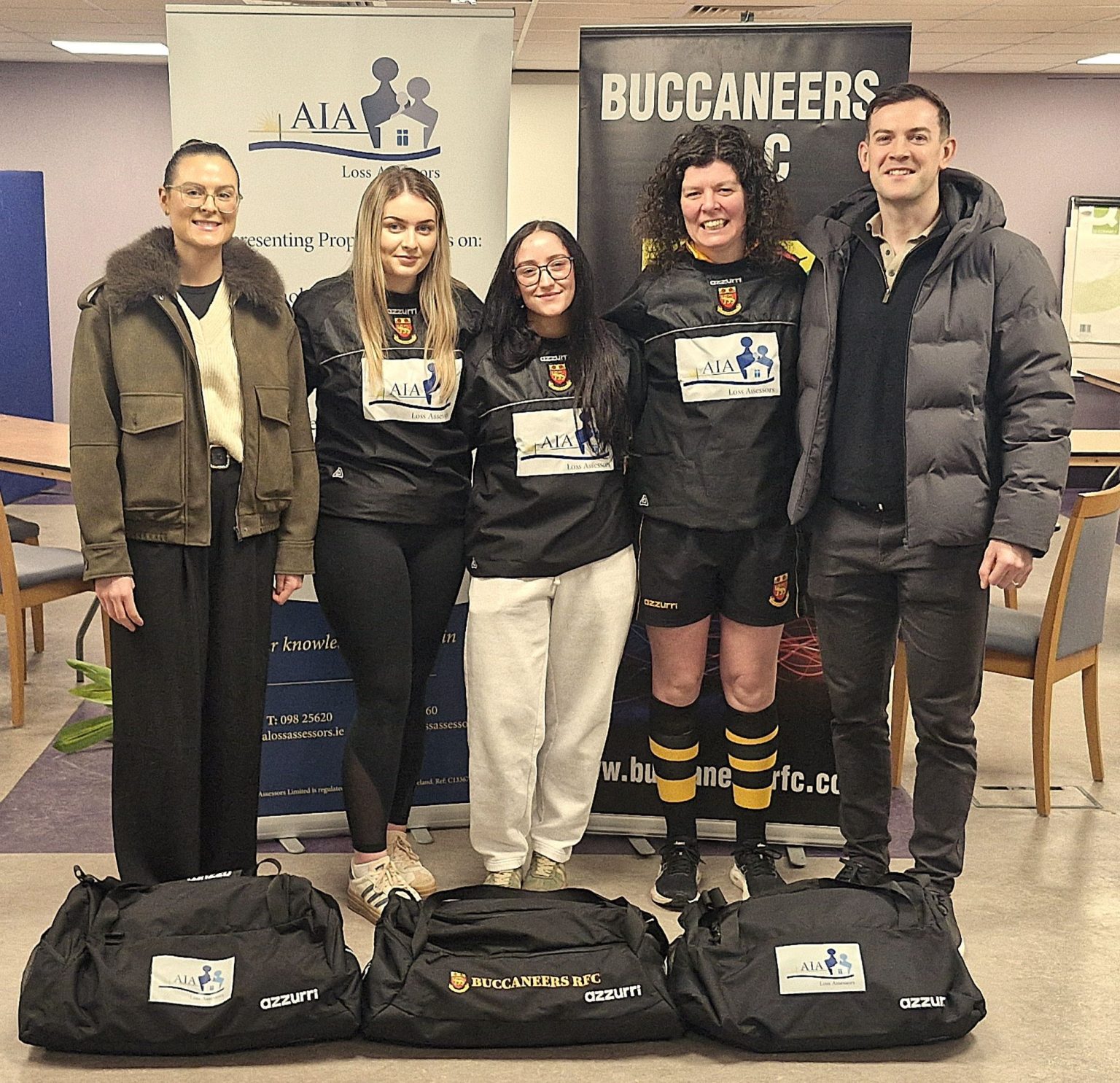 AIA LOSS ASSESSORS SPONSOR WOMENS TEAM – Buccaneers R.F.C